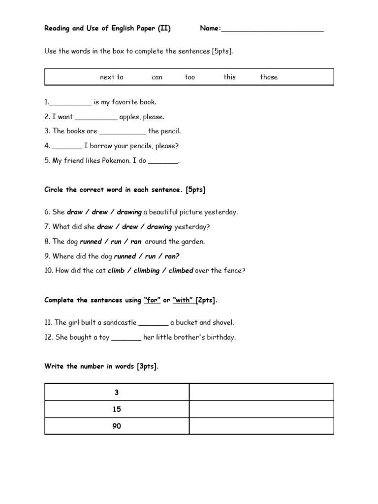 Exam Practice Paper II (1) | PDF
