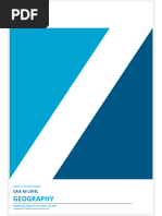 A-Level Geography Notes | PDF