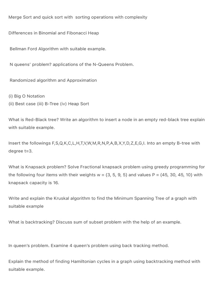 Merge Sort and Quick Sort With Sorting Operations With Complexity | PDF | Time Complexity ...