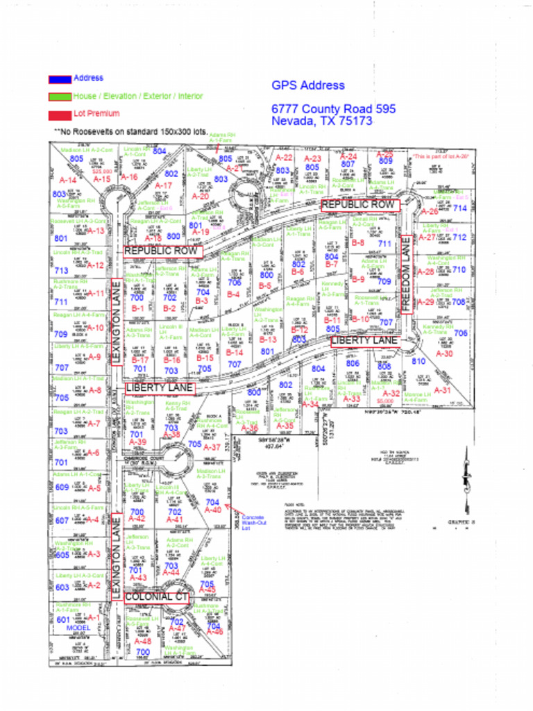 Lexington Heights Plat With All Info COPY 5.23.23 | PDF | Presidency Of ...