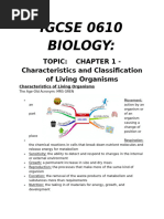 Cambridge O Level Biology 5090 Thresholds 2025 | PDF