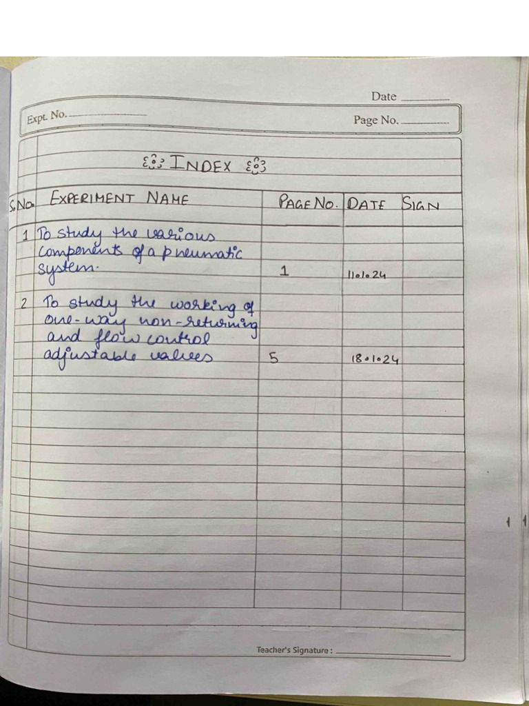 Mechatronics Experiment 1-3 | PDF