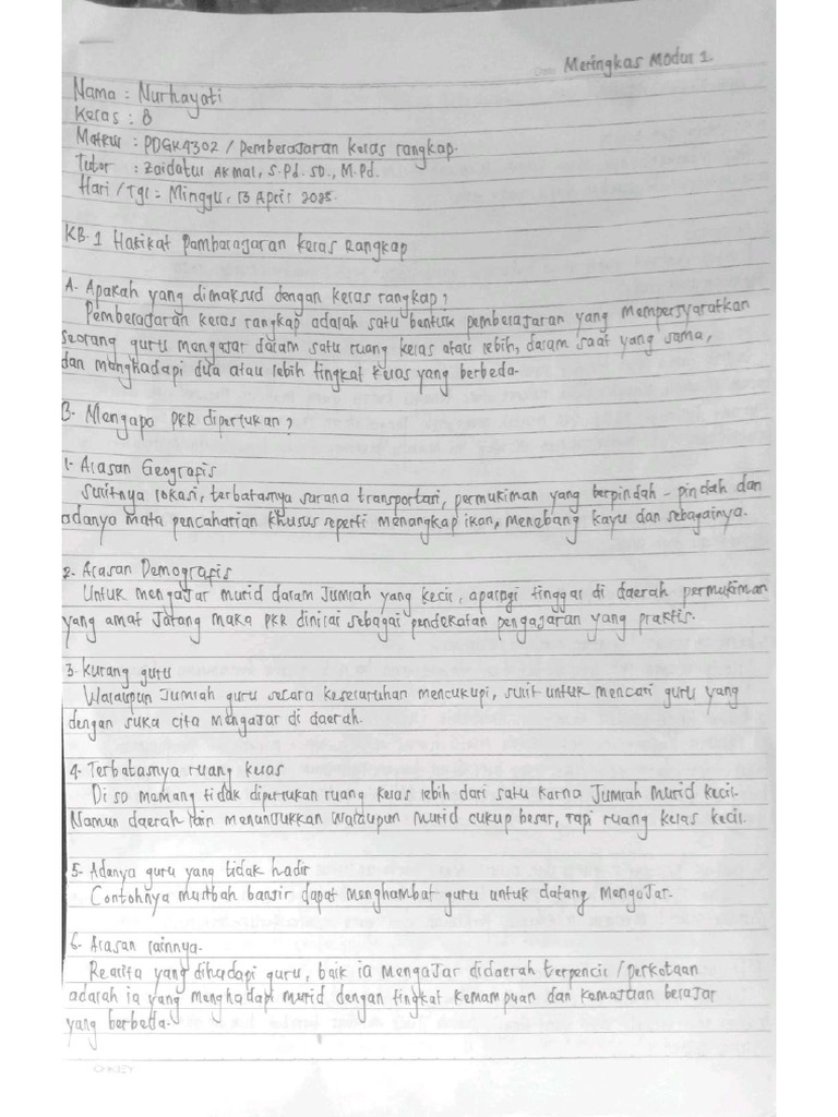 Ringkasan Materi Modul 1 PKR - Compressed | PDF