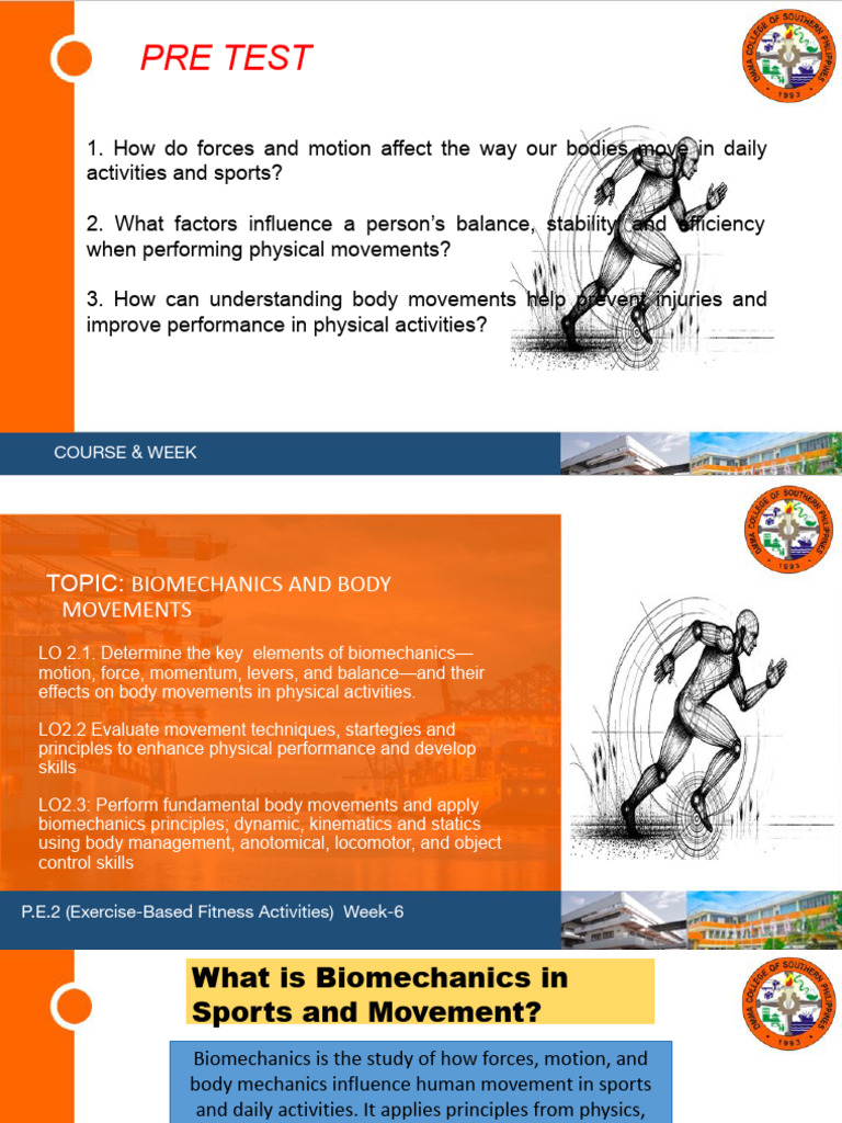 Biomechanics in Sports and Movement | PDF | Force | Anatomical Terms Of ...