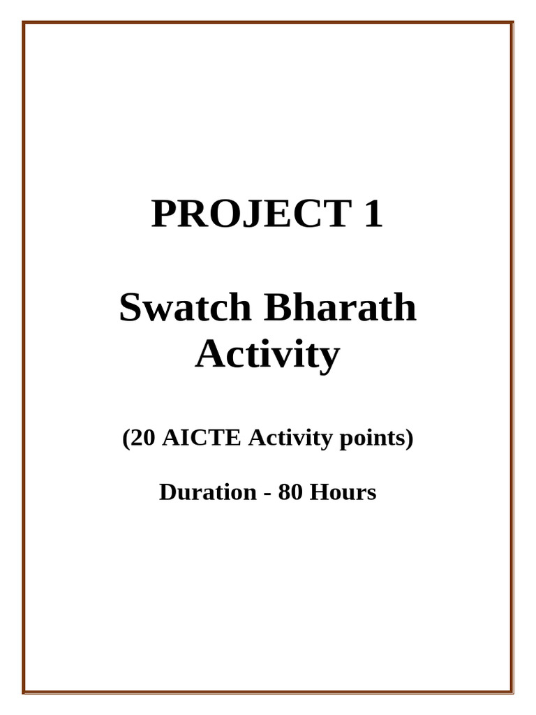 Aicte Activity Final Report | PDF | Waste Management | Electronic Waste