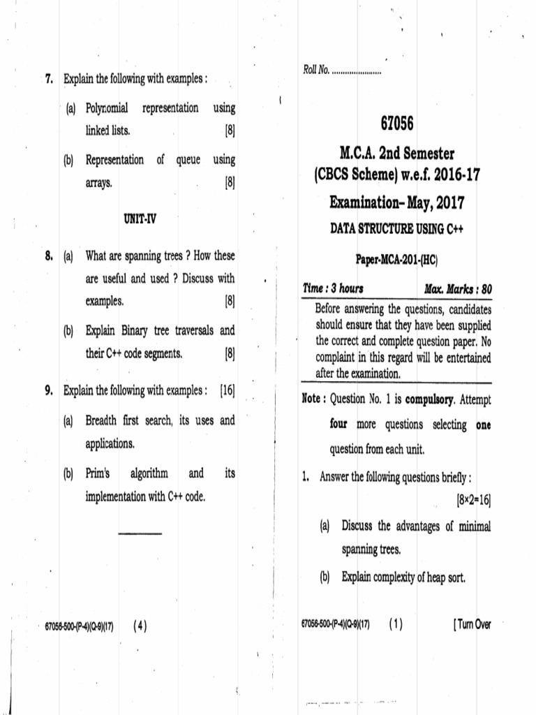 Mca-1-Sem Bridge Course-Data-Structure-Using-Cpp | PDF