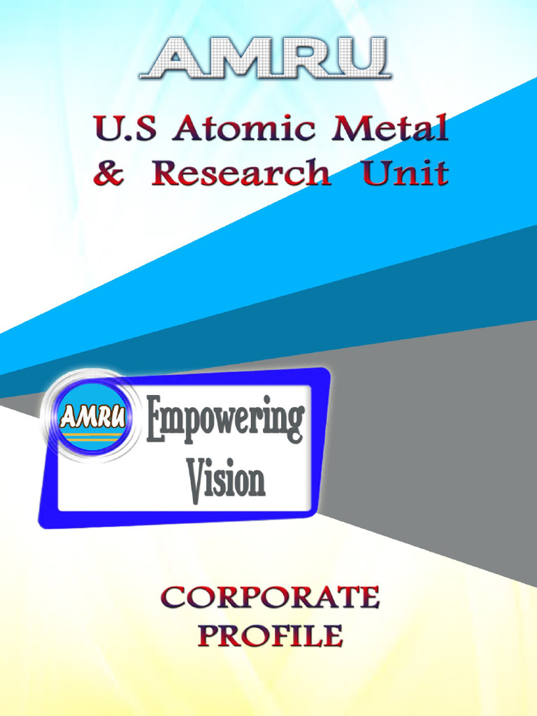 Amru Corporate Profile | PDF