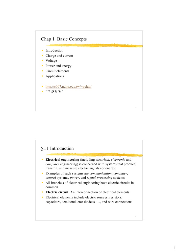 Circuitry Ch01 Basic Concepts | PDF | Electricity | Electric Current