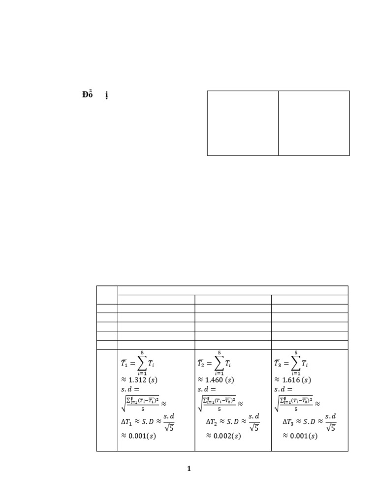 (PH1016) Lab Report Experiment 4 | PDF | Physical Quantities | Mechanics