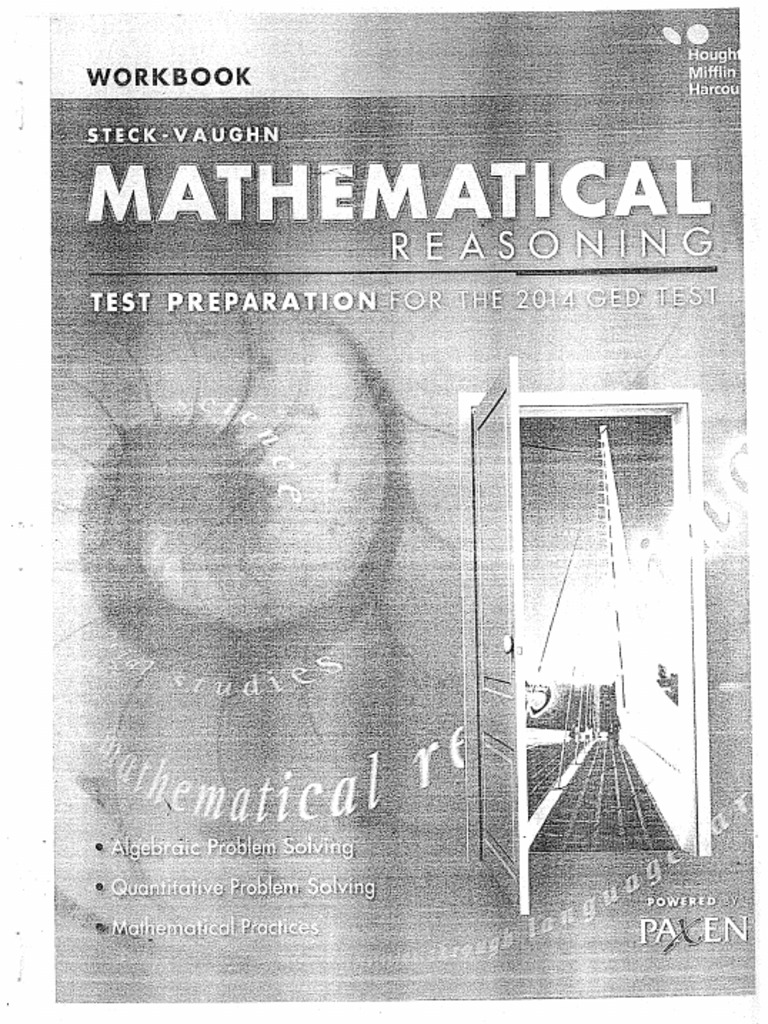 Work Book Steck-Vaughn Mathematical Reasoning | PDF