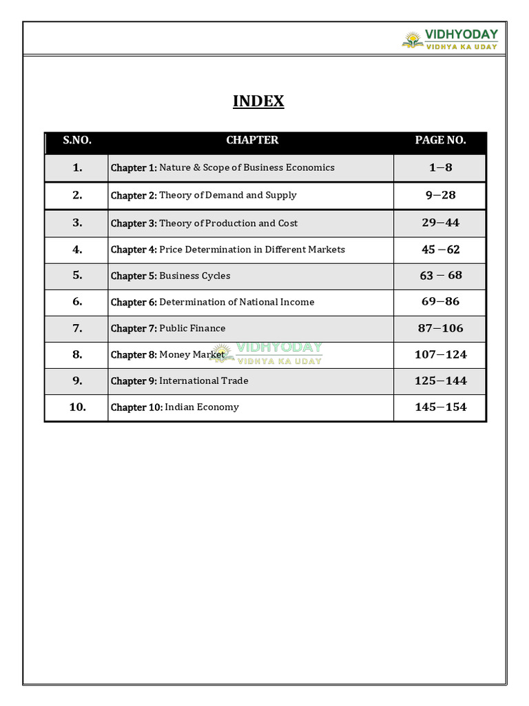 Economics Chapterwise Model Test Paper for CA Foundation | PDF | Demand ...