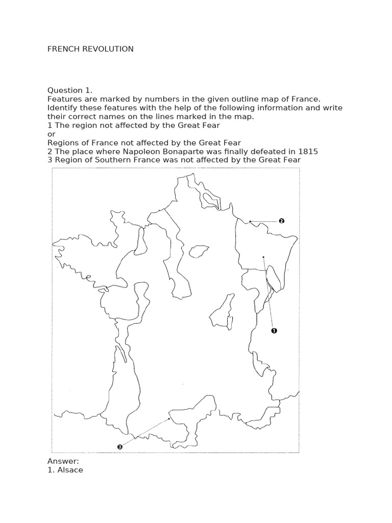 Map Work Class 9 | PDF