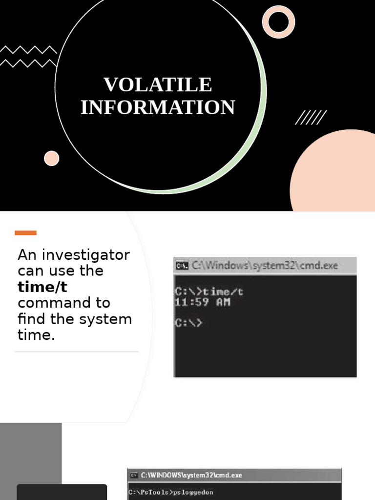 Volatile information | PDF