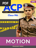 Class 9 Motion Numerical Solutions | PDF | Acceleration | Speed