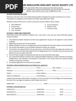M Mwito Registration Form | PDF | Legal Liability | Personal ...