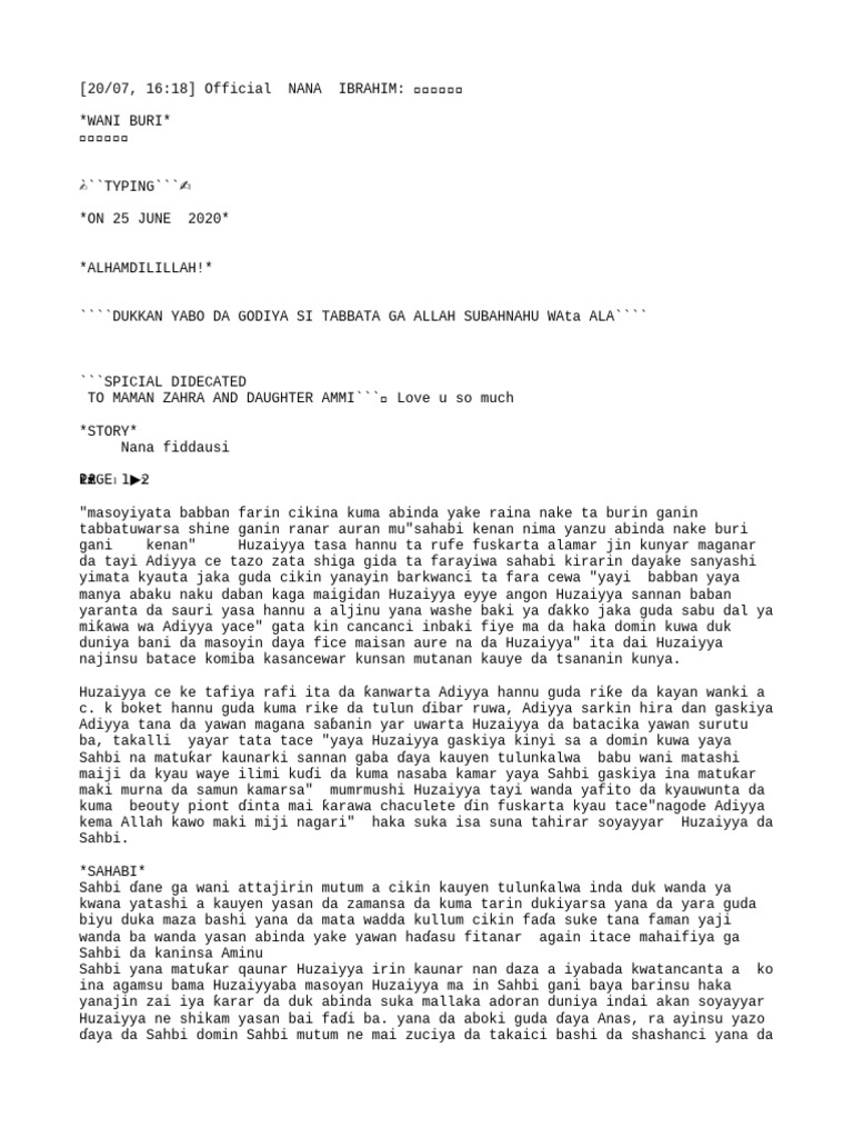 WANI BURI by Nanah Ibrahim-1 | PDF