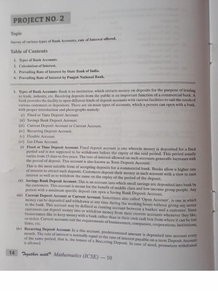 Maths Project Topic Class 10 Icse | PDF