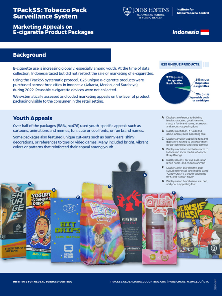 English TPackSS ID E Cig Fact Sheet 2025 | PDF | Electronic Cigarette