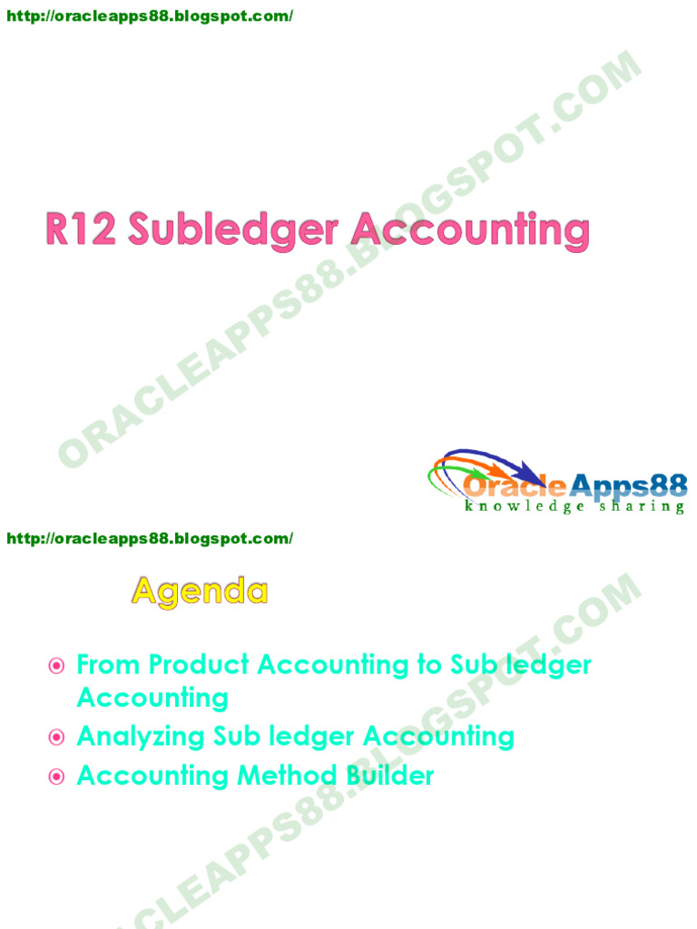 1908-R12 Sub Ledger Accounting | PDF | Debits And Credits | Business