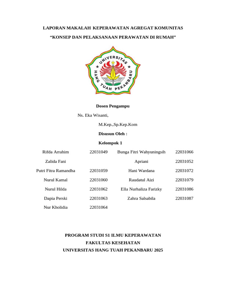 Makalah Kelompok 1 Bu Eka (1) | PDF