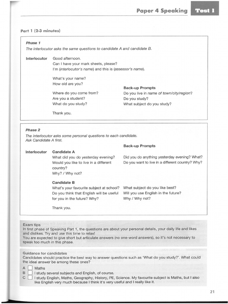 Speaking Skill | PDF