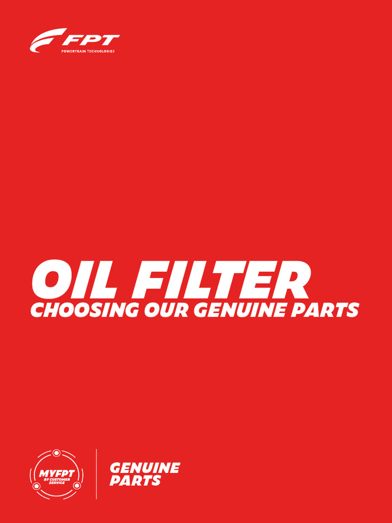 Genuine Parts Oil Filter Guide | PDF