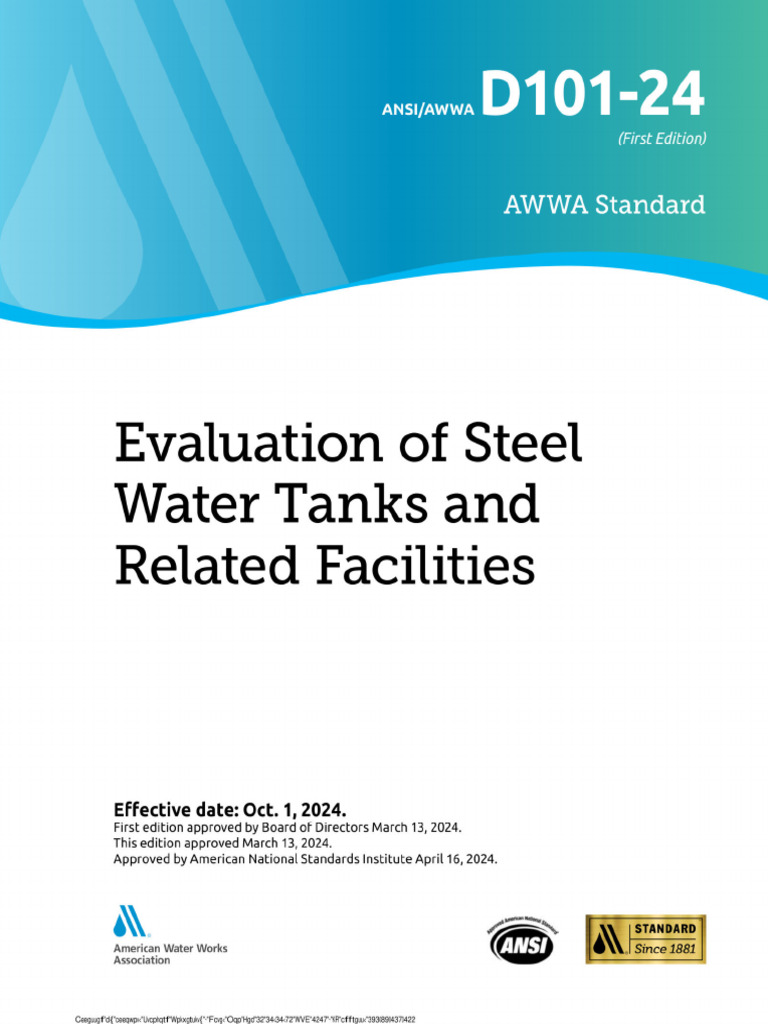 Awwa D101-24 | PDF