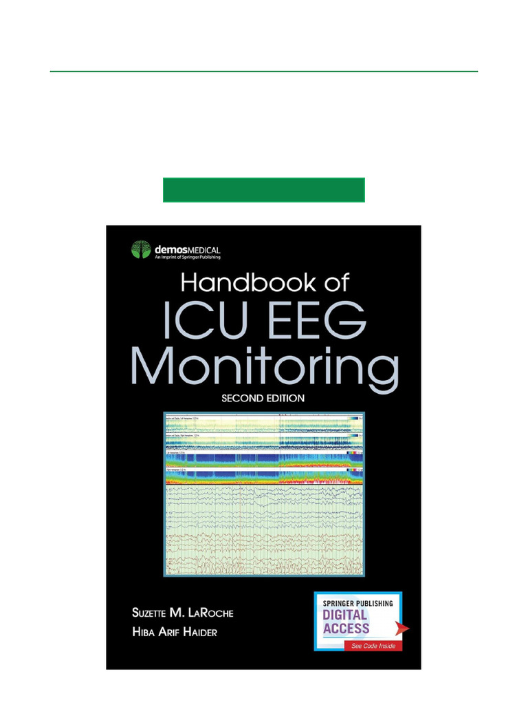 Handbook of ICU EEG Monitoring 2nd Ed. | PDF | Neurology | Doctor Of ...