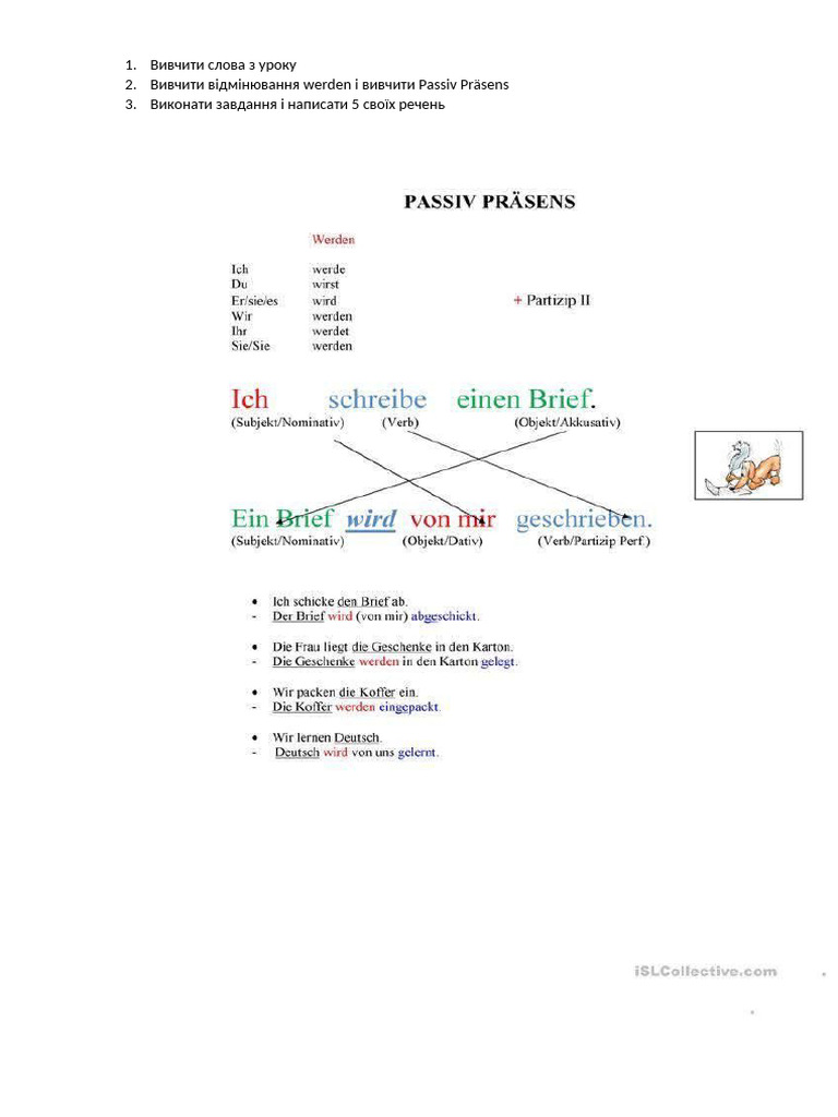 Passiv Präsens | PDF