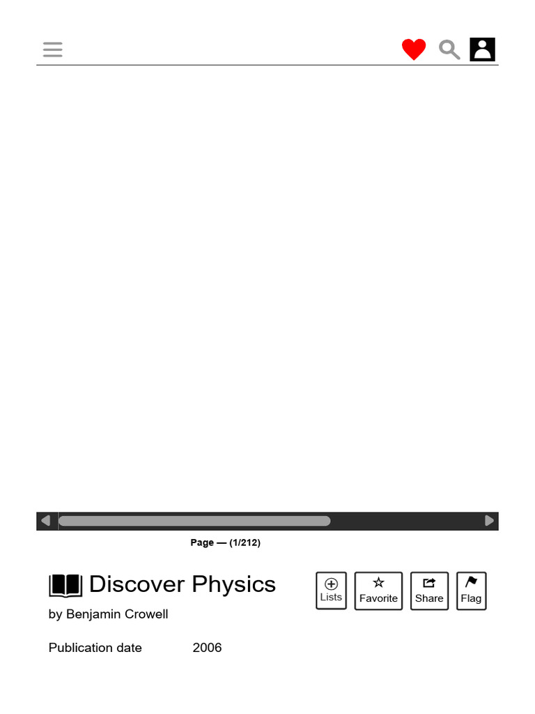 Discover Physics - Benjamin Crowell | PDF