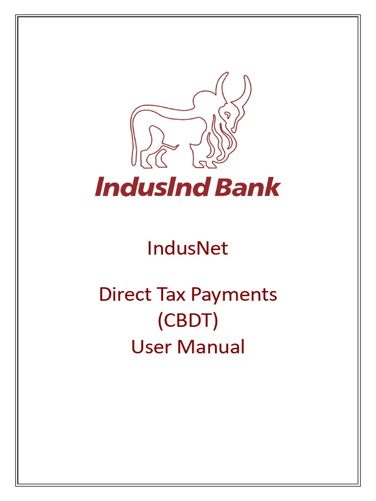 CBDT Reail Journey User Manual | PDF | Taxpayer | Online Banking