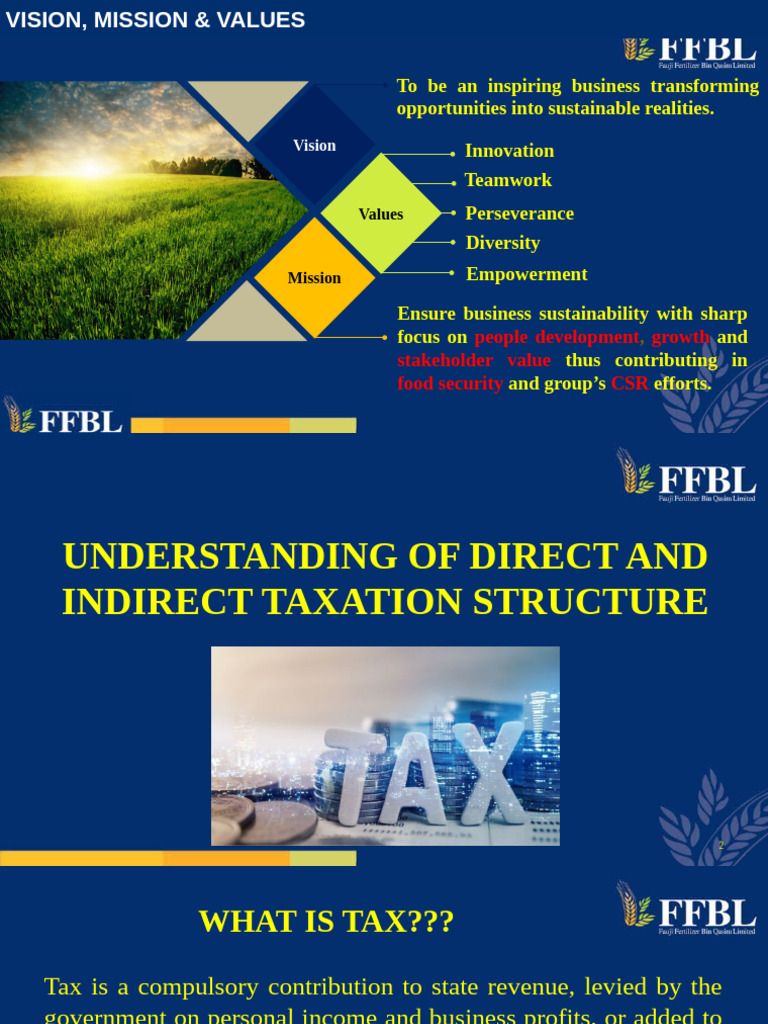 Taxation Overview: Direct vs. Indirect | PDF | Taxes | Sales Taxes In ...