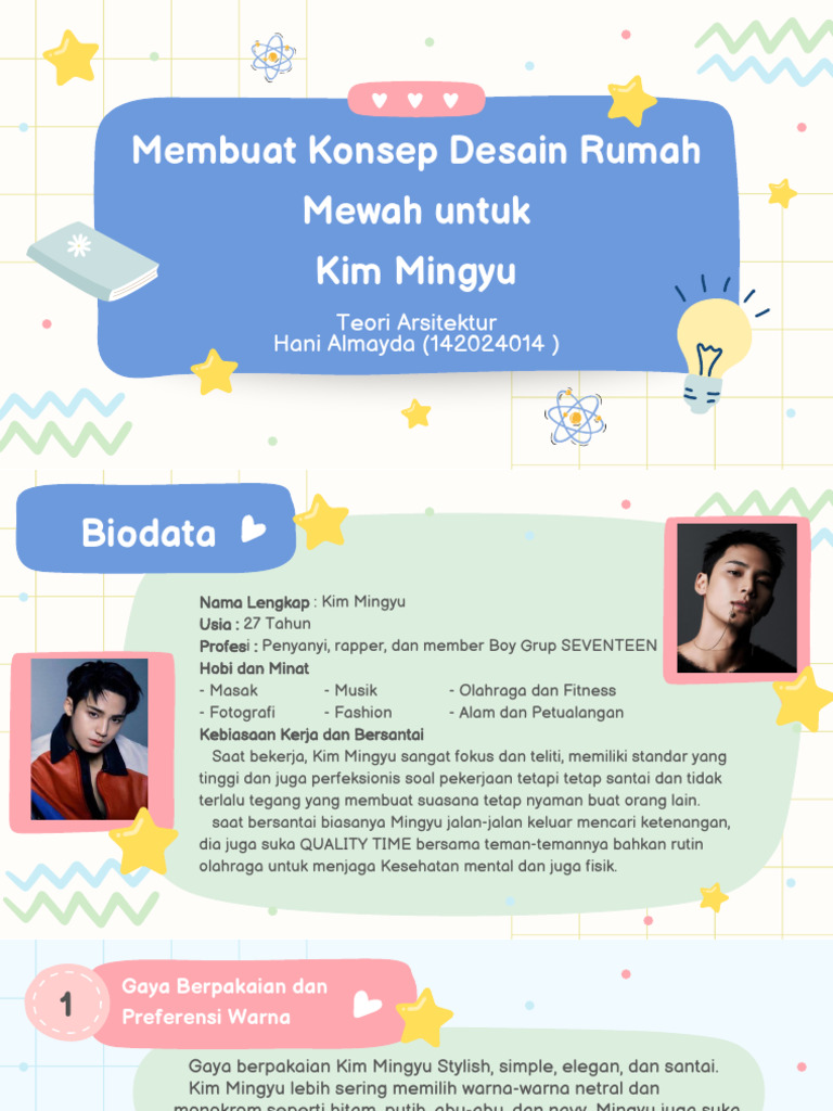 Hani Almayda - Konsep Rumah Mewah Untuk Kim Mingyu - 142024014 2 | PDF