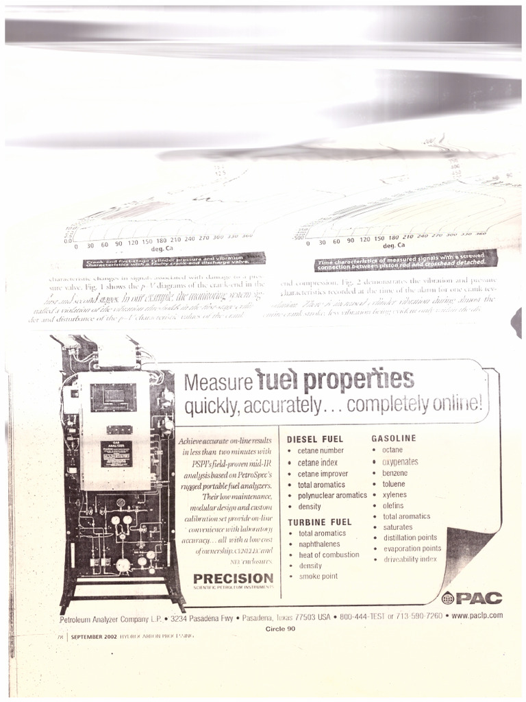 Codition Monitoring For Reciprocating Compressors | PDF
