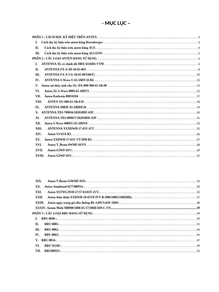 Thư Viện Anten Và Rru (04!08!2023) | PDF