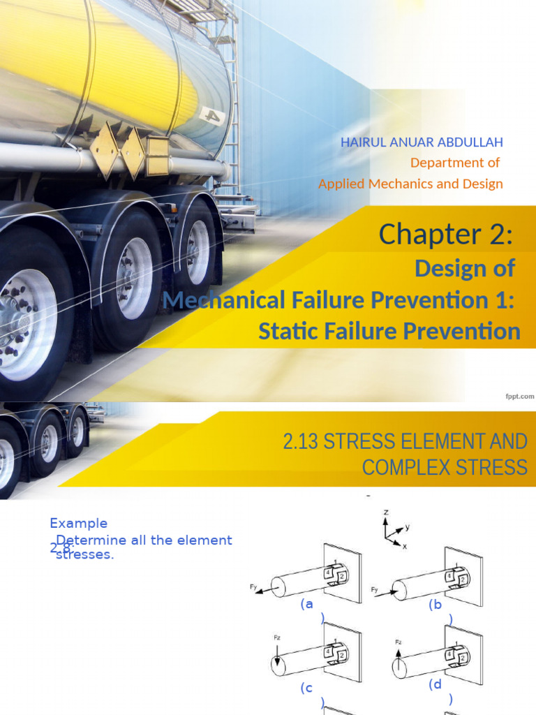 Chapter 2 Static Failure Prevention Part 2 | PDF | Strength Of Materials | Stress (Mechanics)
