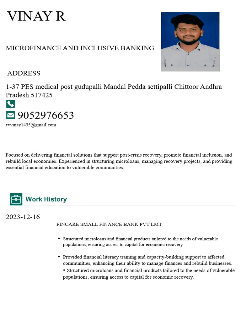 Vinay Resume (3) | PDF