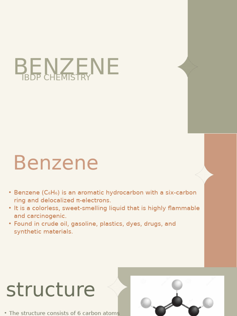 Understanding Benzene's Structure and Stability | PDF
