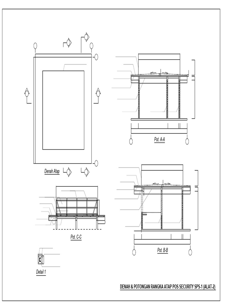 Pos Saecurity SPS-1 Opsi 1-RAngka Atap | PDF