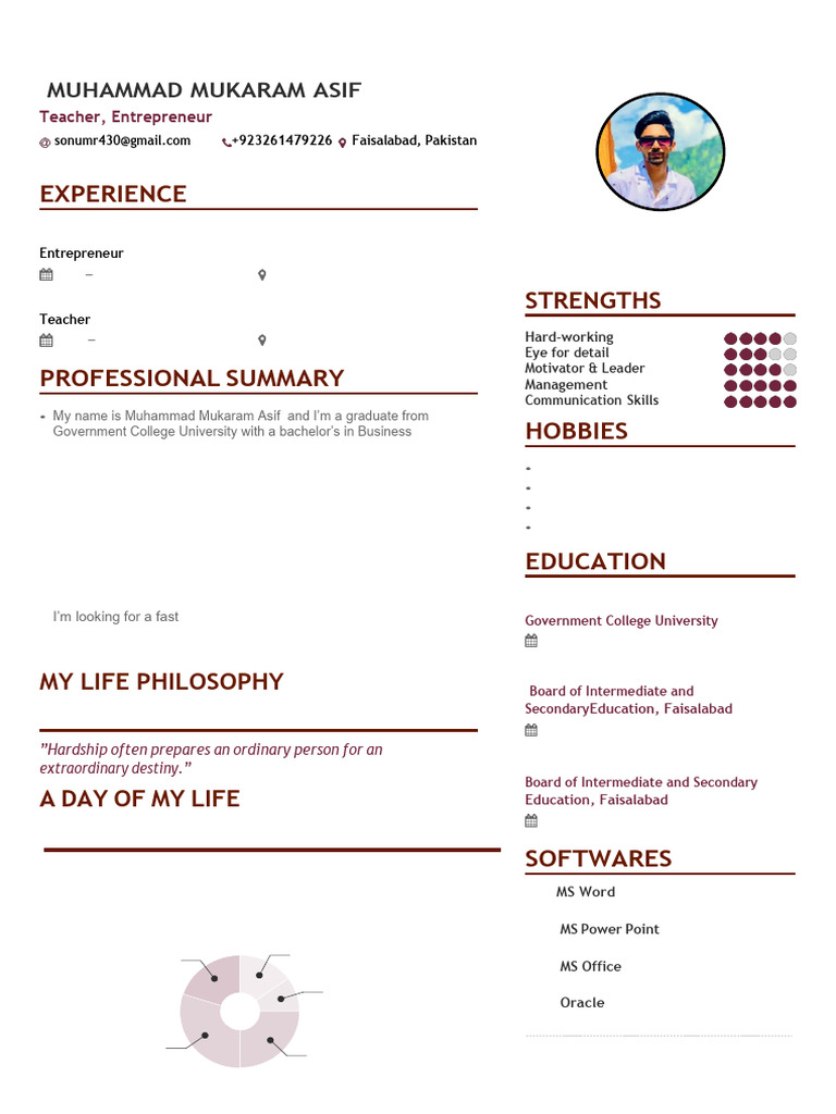 Professional Resume.m Asif | PDF | Cognition | Business