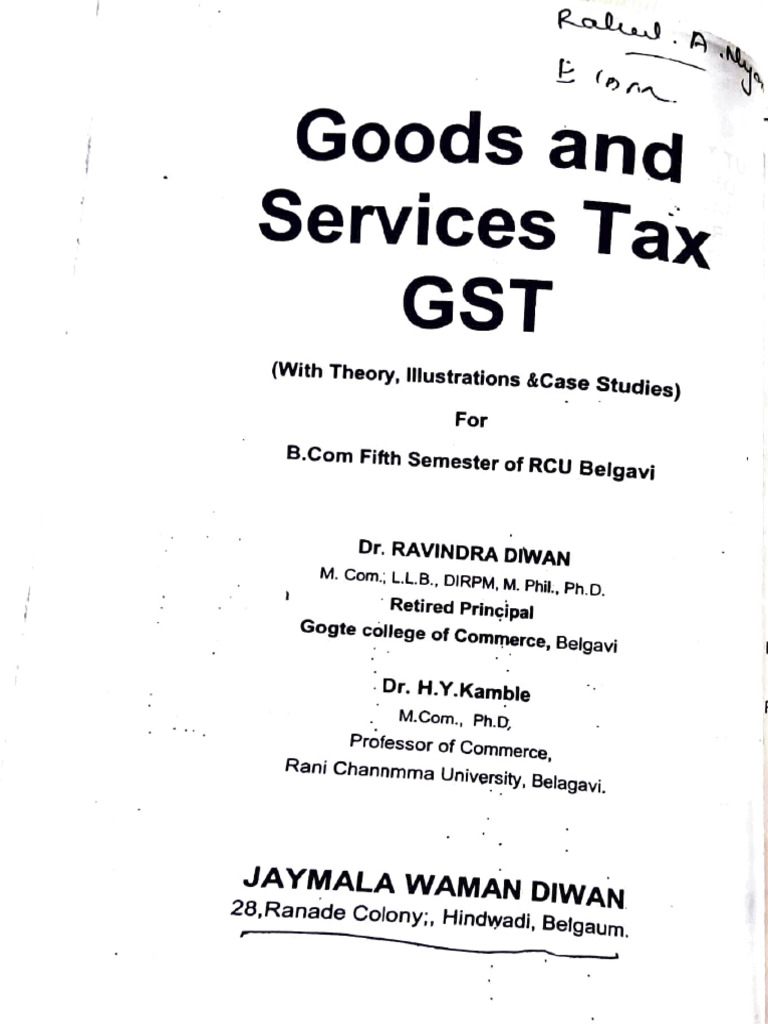 gst-notes | PDF