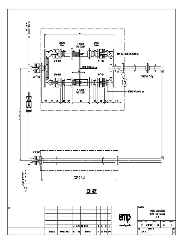 Spool Pipe Strainer NS-6-Model | PDF