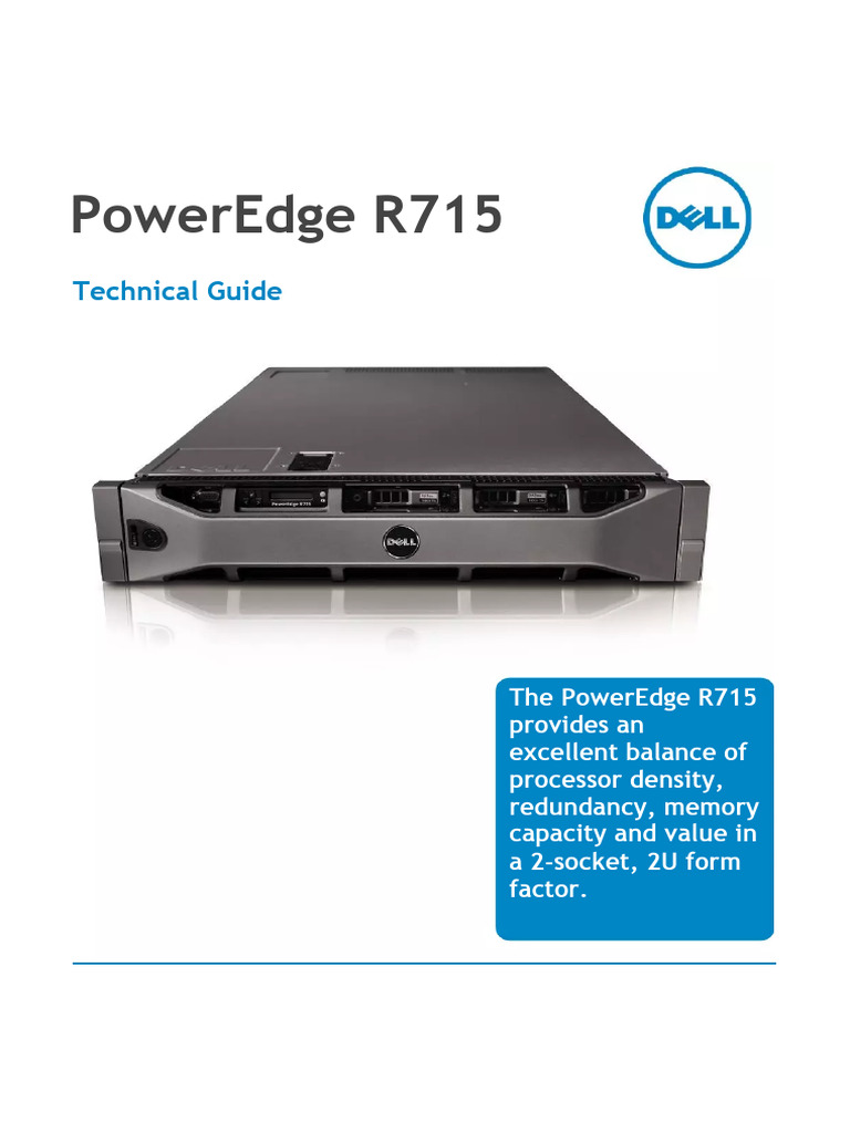 Manual de Usuario Dell PowerEdge R715 (65 Páginas) | PDF