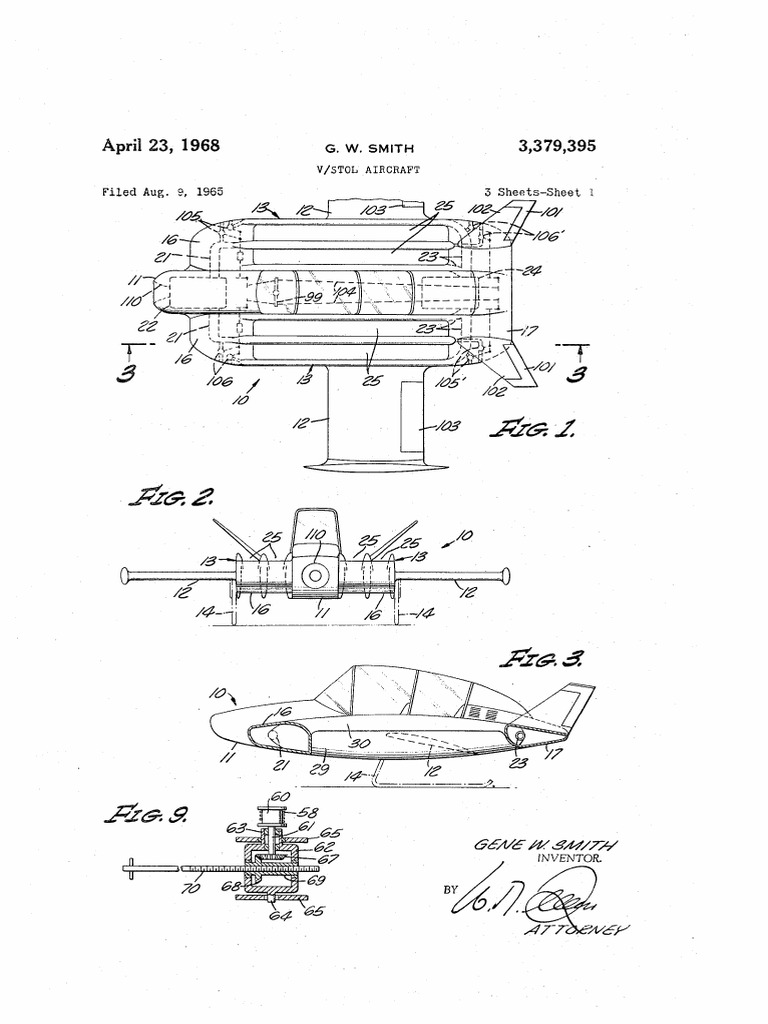 US3379395 - V/STOL Aircraft | PDF