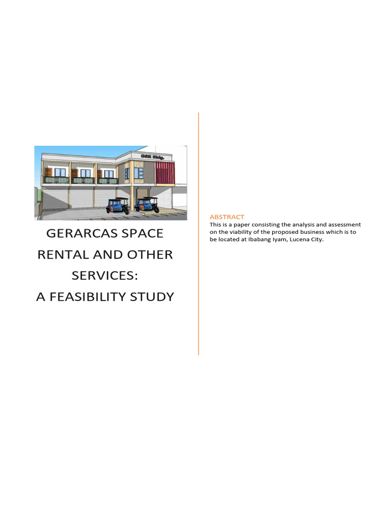 Sample FEASIBILITY STUDY | PDF | Balance Sheet | Expense