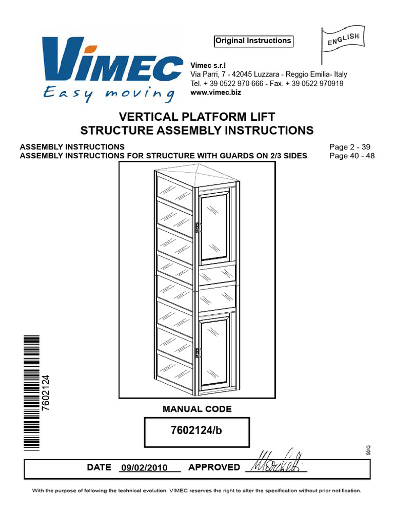 E10 Self Supporting Structure Installation | PDF | Screw | Door