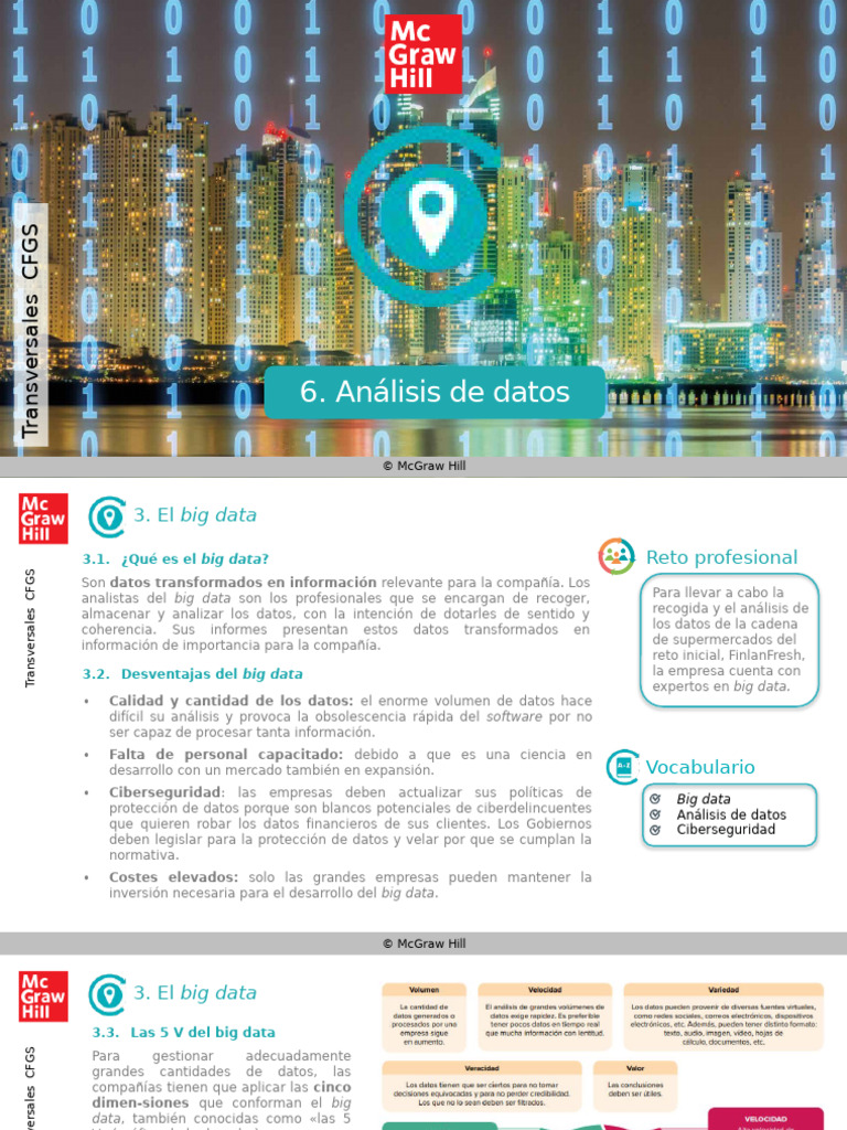 Presentación - U.06 (1) Unidad 4 Nuestra | PDF | Aprendizaje profundo | Big Data