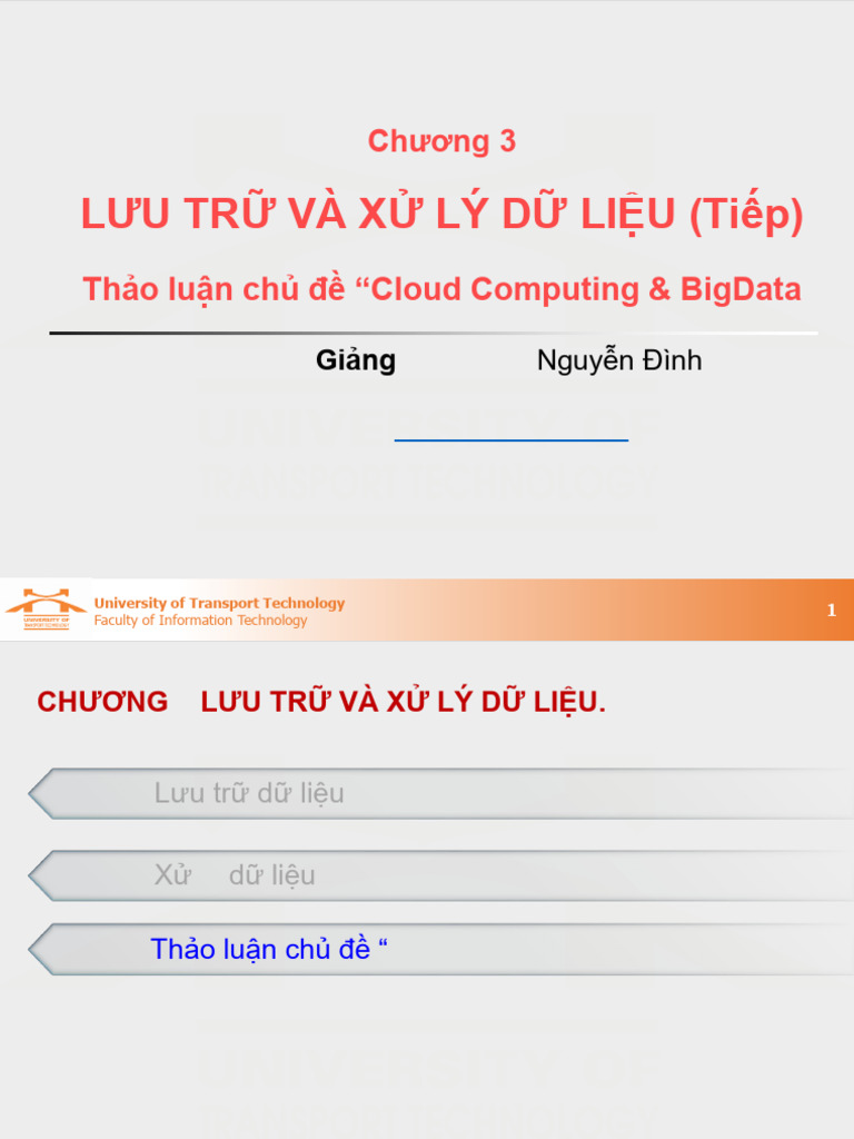 Outline - Cloud Computing - Week 6 | PDF