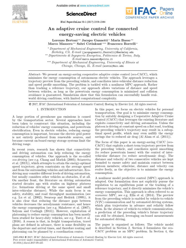 Eco CACC | PDF | Transport