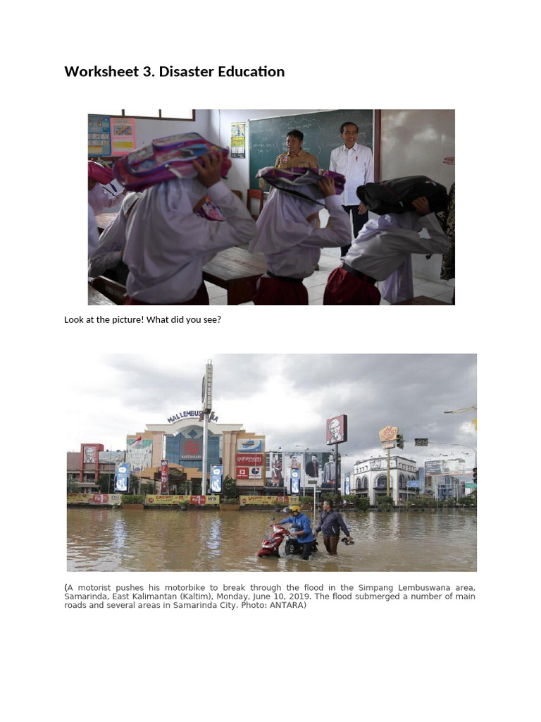 Week 3. Disaster Education | PDF | Emergency Management | Emergency ...